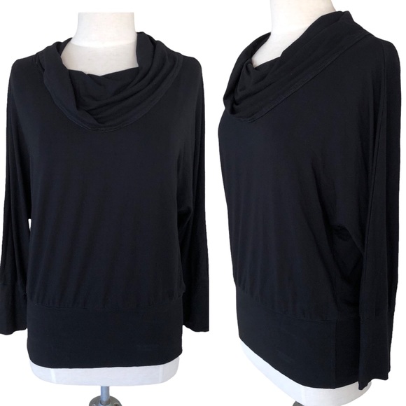bryn Walker | Tops | Bryn Walker Black Turtleneck Pullover Top | Poshmark